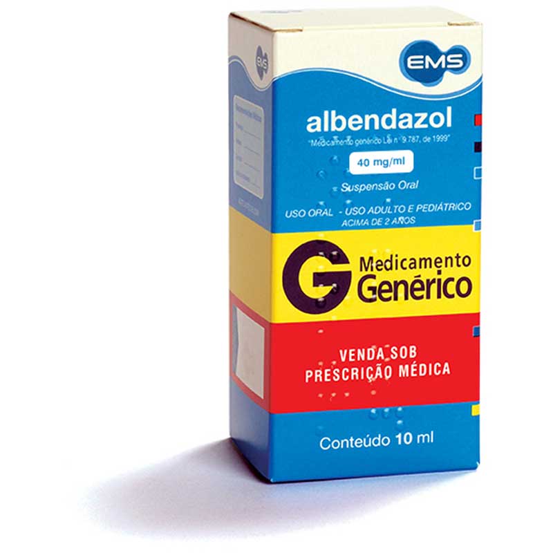 Abendazol Suspenção Oral Genérico EMS