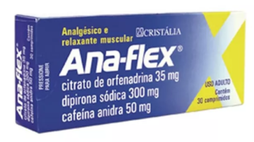 Ana Flex 35mg + 300mg + 50mg 10 Comprimidos